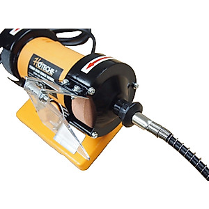 Hoteche Bench Top Grinder 3"" Variable Speed Rotary Flex Shaft P805301A, Orange