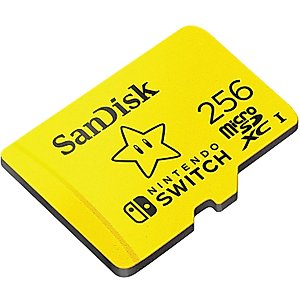 SanDisk 256GB Nintendo Switch MicroSDXC UHS-I Memory Card for Nintendo Switch OLED Model (SDSQXAO-256G-GNCZN) U3, Class 10, 4K UHD Bundle with (1) Everything But Stromboli MicroSDXC & SD Card Reader