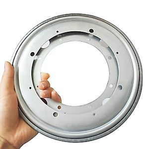 2Pack Lazy Susan Hardware, 9" Rotating Bearing Plate 5/16” Thick, 750lbs Lazy Susan Turntable Swivel Base for Rotating Table, Serving Tray, Kitchen Storage, Book Rack, Corner Shelves, Dollhouse