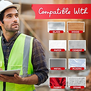 XFasten White Duct Tape Heavy Duty Waterproof 2 Inch x 50 Yards (5-Pack, 750ft Total) 11 mils Super Strong HVAC Duct Tape White Color for Indoor, Automobile, Repair, Patching and Outdoor Use