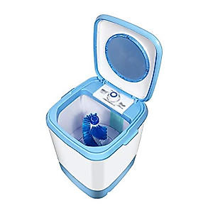 ZLXDP 6.5kg Portable Shoes Washing Machine Household Single Tube Washer and Dryer Machine for Shoes Bacteriostasis Shoes (Color : EU)