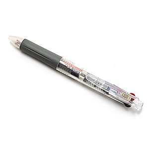 Zebra Sarasa 3 Color Gel Ink Multi Pen - 0.5 mm - Clear Body
