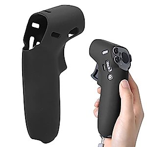 FastUU Joystick Protective Sleeve, Joystick Protector Anti Drop Ergonomic Anti Scratch Soft for FPV(Black)