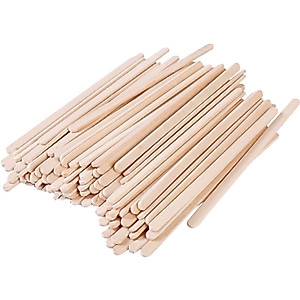 Gmark 5.5" Premium Wood Stirrer 2.3mm thick 100 pc - Wood Coffee Stir Sticks for Tea Beverage, Corn Dog Stick Craft Stick 100/Bag GM1115A