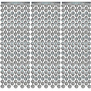 dmjuncong 3 Pcs Disco Party Decorations,6.6×3.3ft Silver Disco Ball Door Foil Curtain, Disco Photo Backdrop with Sequins,for Last Disco Bachelorette Party Decor