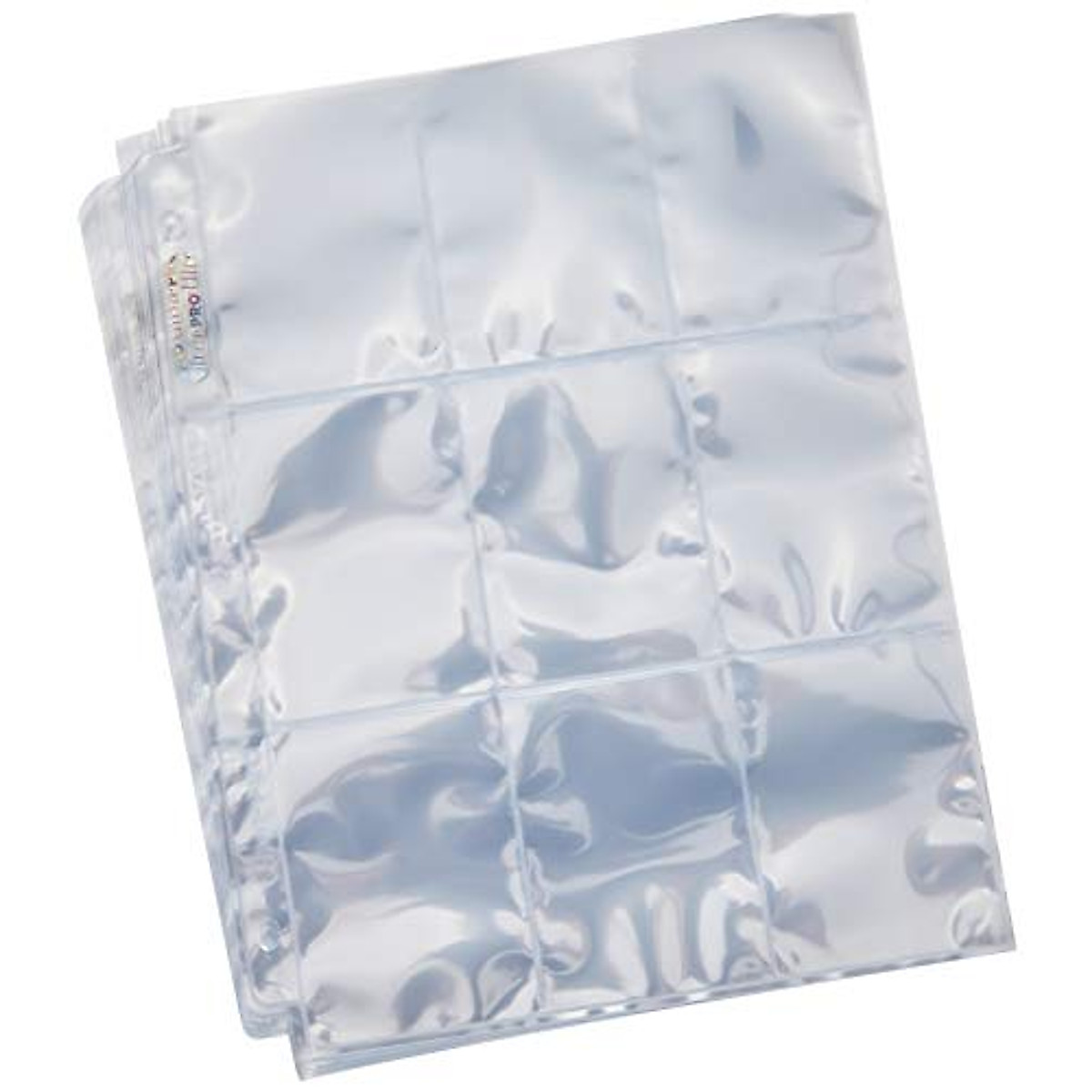 Ultra Pro 9-Pocket Silver Series Page Protector for Standard Size Cards (50ct)