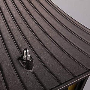 Outdoor garden lights Outdoor Post Lights Garden Décor Wall Pillar Light Villa Home Waterproof IP55 Patio Column Lamp E27 with Glass for Villa Backyard, Patio, Garden, Walkway Stainless steel LED lan