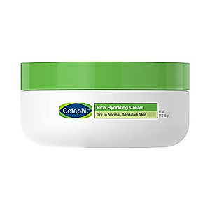 CETAPHIL Rich Hydrating Night Cream for Face, With Hyaluronic Acid, 1.7 oz, Moisturizing Cream for Dry to Very Dry Skin, No Added Fragrance, (Packaging May Vary)