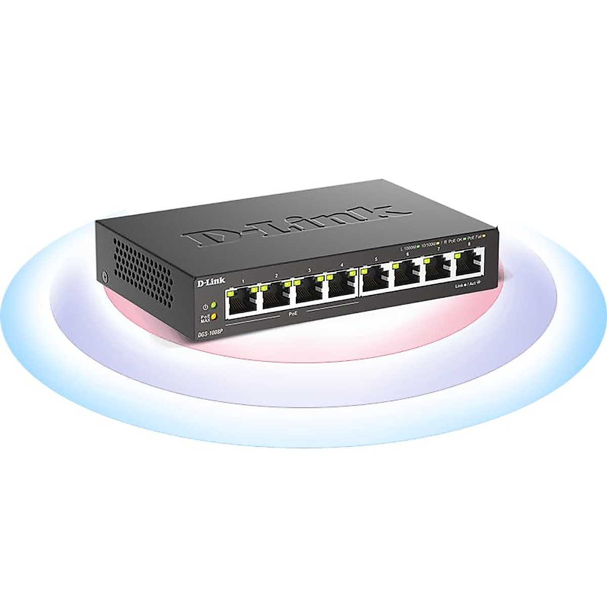 8-Port Gigabit Switch w/PoE