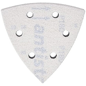 Bosch 2607017109 Sanding Sheet-Set for Delta Sander, 0 V, Red, 93 mm, Set of 25 Piece