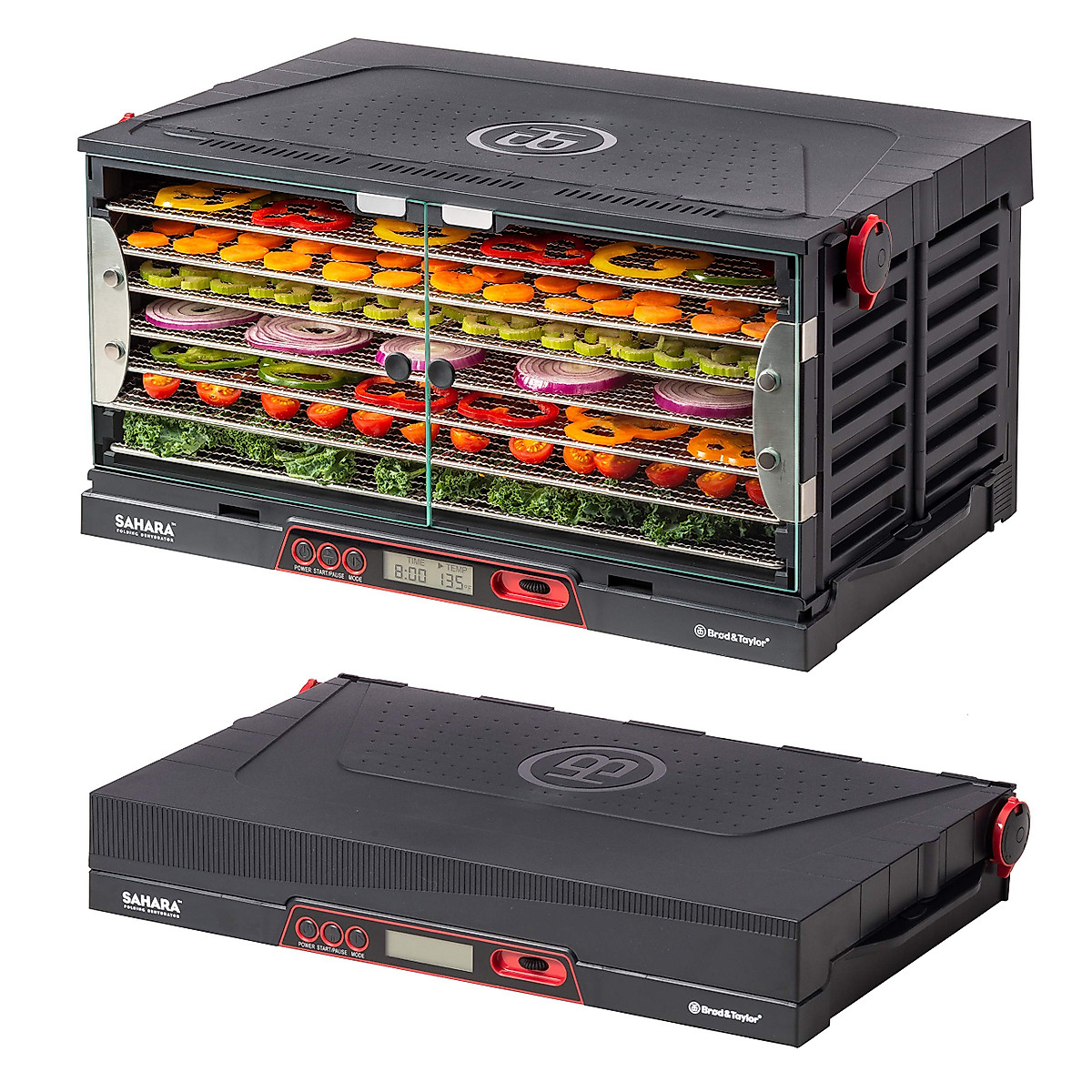 Brod & Taylor SAHARA Folding Food Dehydrator (Non-Stick Polypropylene Shelves)
