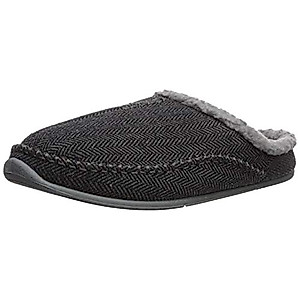Deer Stags Unisex Nordic Tweed Slipper / Black / Men's 12 US / Wide