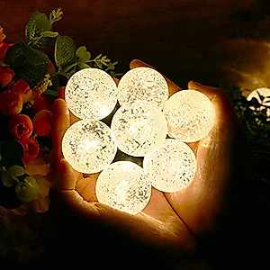 AWQ 35 FT Globe String Lights Outdoor Commercial Grade Light with 20 G50 Shatterproof LED Bulbs Waterproof Extendable for Indoor Outdoor Wedding Garden Party Christmas Trees Decoration (Warm)