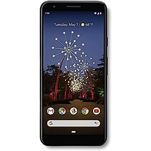 Google Pixel 3a Just Black 64GB for Verizon (Renewed)