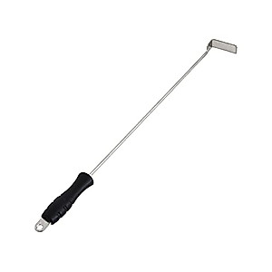 18 Inch BBQ Ash Tool for Kamado Joe Charcoal Smoker Big Green Egg Wood Burning Stove Ash Rake Grilling Poker Accessories Charcoal Garden Tools Grill Cleaning Tools