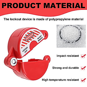 smseace 2Pack Gate Valve Lockout Device suited for 1to2-1/2"gate valve handles Gate Valve Lockout Water Spigot Lock for outdoor faucet Water Spigot Faucet Devices