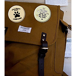 Creanoso Fun Pet Owner Pinback Button Badges - Stocking Stuffers Premium Quality Gift Ideas for Children, Teens, & Adults - Corporate Giveaways & Party Favors