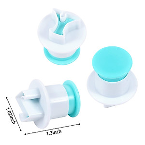 Alphabet Letter Numbers Cake Mould Set, BENBO 36 Pieces Fondant Cake Sugar Craft Cookies Stamp Impress Embosser Plunger Cookie Cutter Mold Biscuit Decorating Tools