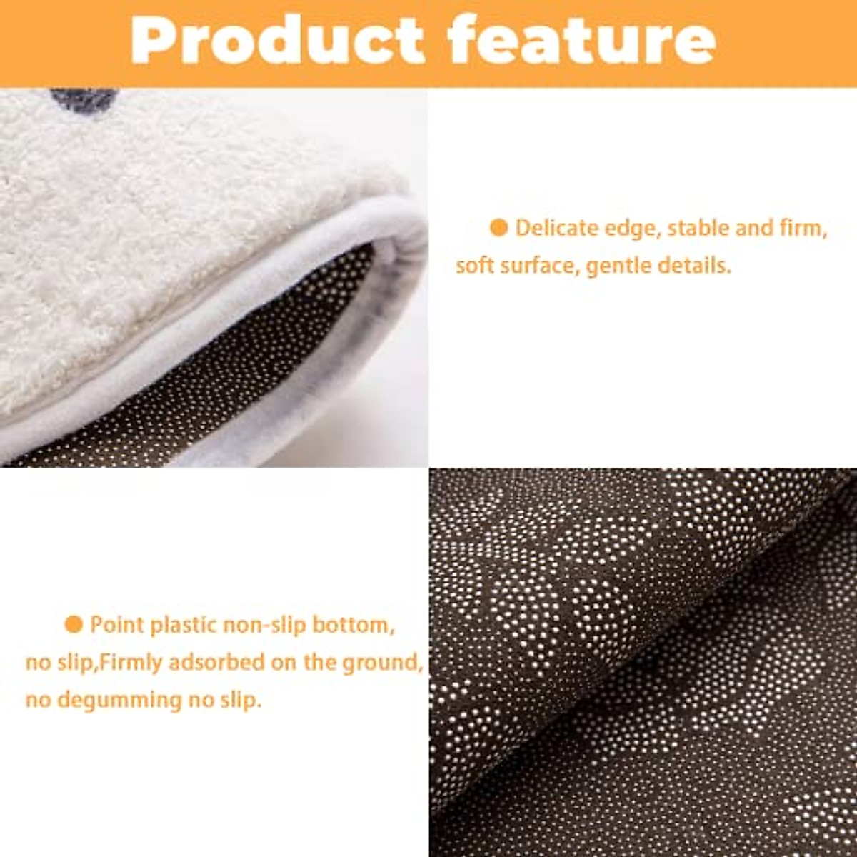 SISEY Soft Small Area Rugs, Tiger Shaped Rug Cute Cartoon Animals Lion/Panda Bath Mat Imitation Cashmere Non-Slip Absorbent Mats Carpet Door Use for Shower, Bedroom, Living Room, Pink Leopard