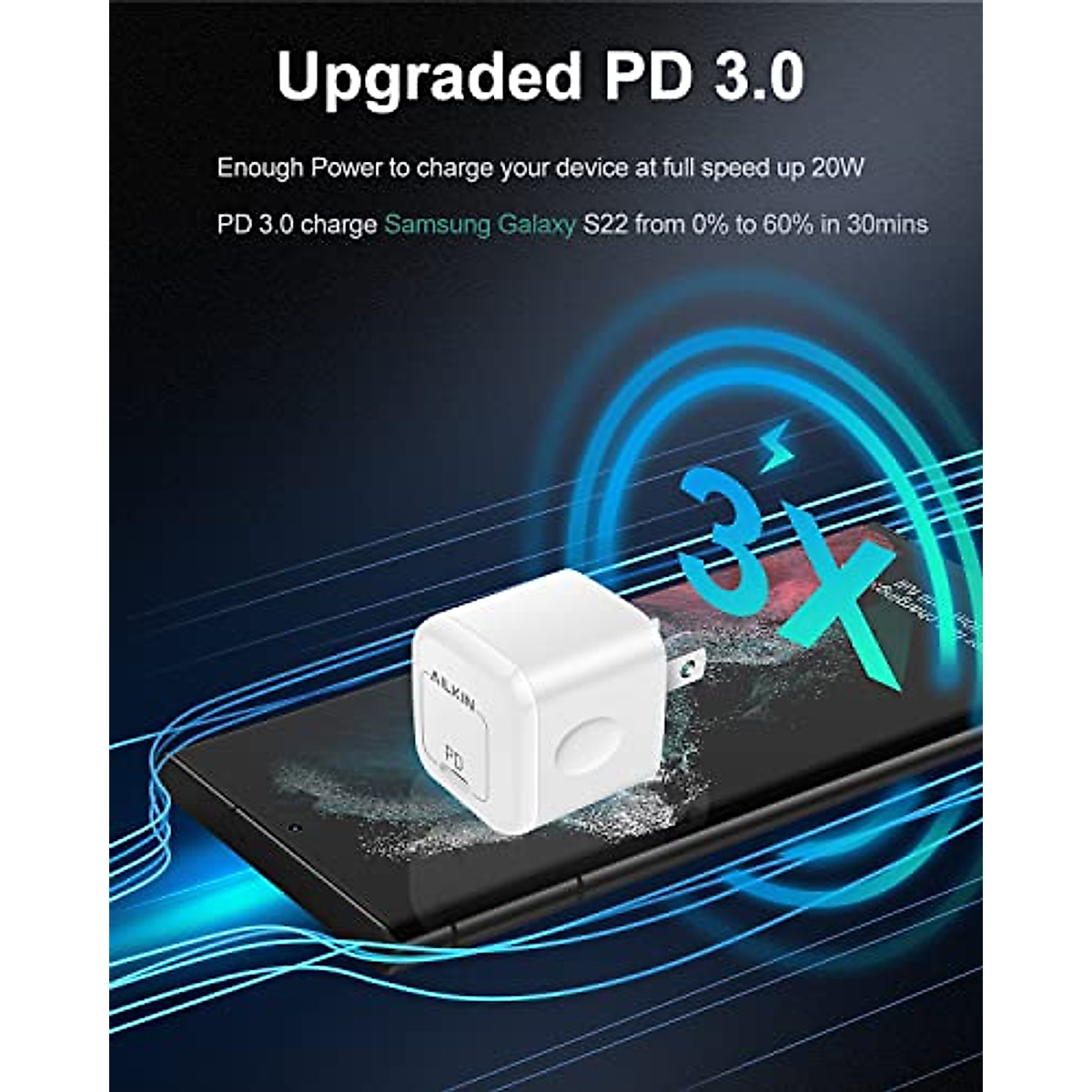 Android Phone Charger C Type, USB C Fast Charging for Google Pixel 7 Pro 6 6a 5 5a XL 4 4a Samsung Galaxy S23/ S22 Ultra Plus S21 S20 A03s A53 5g Note 20, USB C Charger Block +6 Ft USB-C to USBC Cable