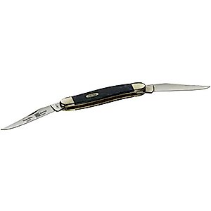 Case Cutlery 9200AQ Aquarius Muskrat Corelon Pocket Knife with Stainless Steel Blades, Blue/Green