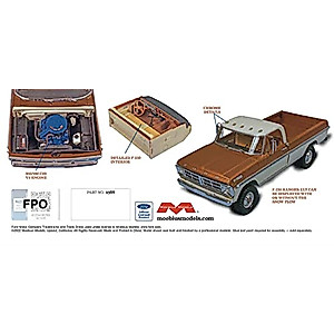 MOE2568 Moebius Model 1/25 1972 Ford F250 Ranger XLT Snow Plow Equipment Plastic Model