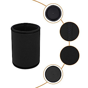 Insulated Beer Can Cover Sleeve Cooler,Neoprene with Stitched Fabric Edges (All Color 6-Pack)