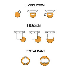 Geometric Abstract Circle Area Rug Under Sofa Table Modern Living Room Round Rugs Soft Non Skid Circular Mat Floor Carpet Hoem Office Decor,6'