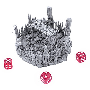 Burial Platform DND Terrain for Dungeons and Dragons, 28mm Miniature Wargaming, Tabletop RPGs, Wargame Scenery