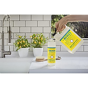 MRS. MEYER'S CLEAN DAY Liquid Dish Soap Refill, Biodegradable Formula, Honeysuckle, 48 fl. oz