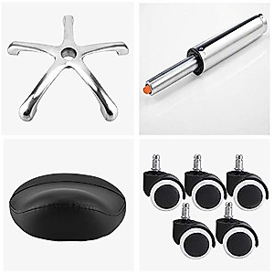 Geboor Hydraulic Saddle Stool with Wheels Rolling Adjustable Height for Clinic Dentist Spa Massage Medical Salons Studio (Black)