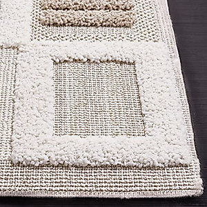 Safavieh Trends Collection 9' x 12' Beige/Ivory TRD108B Modern Contemporary Textured Area Rug