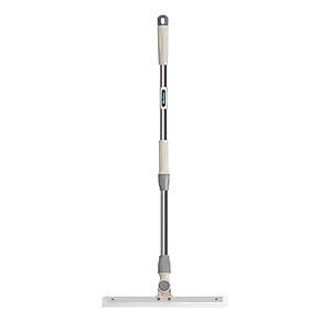 Rubber Magic Broom Sweeper, Multifunction Magic Broom, Floor Squeegee Broom with 55" Long Handle, Household Squeegee Broom for Floor Cleaning, Bathroom, pet Hair, Window,Kitchen Broom Head(13.8")