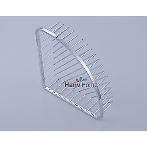 HANEABTH Stainless Steel Wall Mount Corner Shower Caddy for Bathroom, Polished Chrome