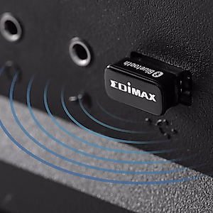 Edimax Bluetooth Adapter for PC, BT 5.0 EDR Nano USB Dongle, Fast Transfer, Bluetooth Headphones Headset Speakers Keyboard Mouse, Win 10/11 Plug-n-Play, Linux/Mint 21 Plug-n-Play, BT-8500