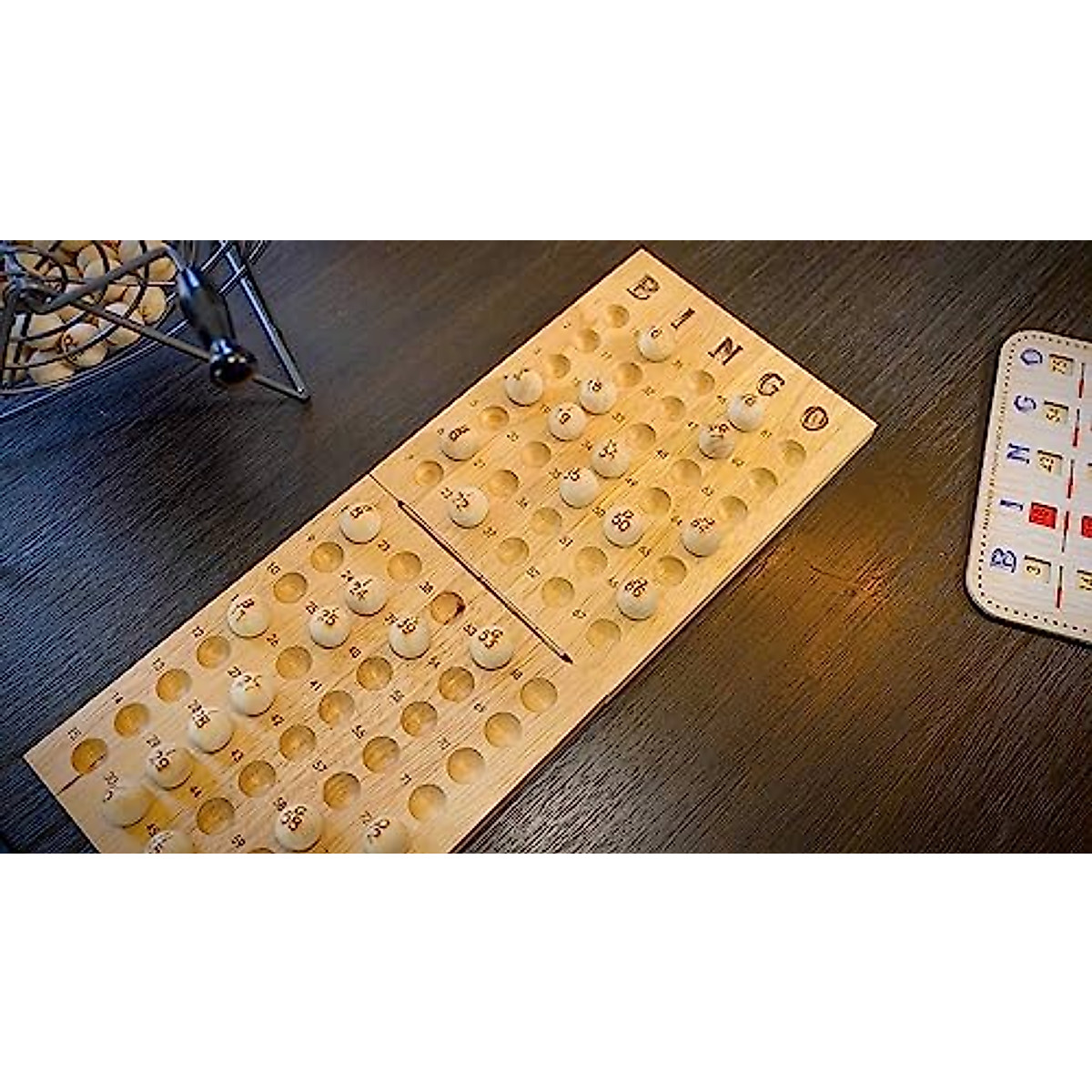 Front Porch Classics State Fair Bingo Deluxe Edition - Craftsmanship for an Authentic Retro-Style Experience - Intergenerational Fun for Friends and Family, 10x11x14 in