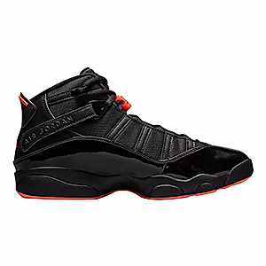 Jordan Men's 6 Rings Black/Infrared 23-Black (322992 066) - 10.5