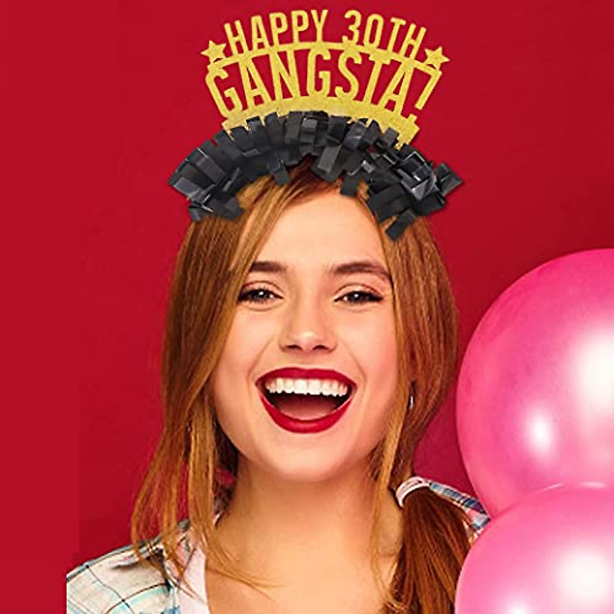 Happy 30th Birthday Party Tiara - Adult Theme Party Hat,Funny Thirty Birthday Gift for her,Milestone Birthda,Party Decor for 30