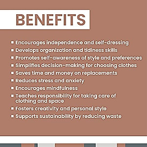 Sweet Home from wood Children’s Wardrobe - Wooden Clothes Rack with Hanging Rail & Display Shelf for Children - DIY Dressing Furniture, Open Closet for Kids, Easy to Assemble (White)