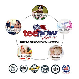 TeeNow - Mommy Is My Hero (Custom for Police, Fire & EMT) - Baby/Infant, Onesie/Bodysuit, Boy/Girl/Unisex (3-6 Months, Grey - EMT)