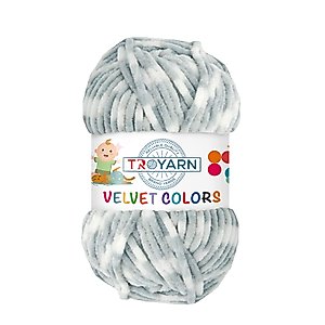 Troyarn Velvet Colors Chenille Baby Blanket Yarn Amigurumi Yarn for Crocheting and Knitting Super Bulky 100 gr (131 yds) (10232)