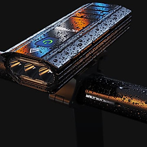 Victagen Bike Lights 5000 Lumens 3LED Bike Lights for Night Riding, Super Bright Bike Light Front and Back, USB Rechargeable Bike Light Set, 6 Modes Bike Headlight, Adult MTB Bike Light ebike Lights