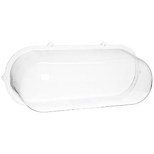 Morris Products 73091 Polycarbonate Vandal/Environmental Shield Guard Exit and Emergency Light, 18.7" Width, 6.5" Depth, Used with Emergency Lights