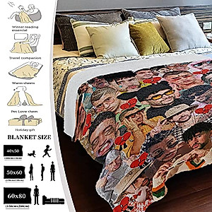 Bad Cute BunnyThrow Blanket Microfiber Plush Bed Throw Extra Soft Spare Blanket for Four Seasons Bed Sofa Sofa 3D Printed Design 50"x40"