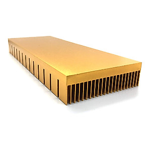 Cooling Module, 5.9 x 2.36 x 0.7 inch Aluminum Heat Sink Heatsink Cooler Fin for High Power LED Amplifier Transistor Heat Diffusion Cooling Fin