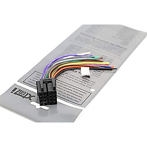 Xtenzi Car Radio Wire Harness Compatible with Power Acoustik CD DVD Navigation in-Dash - XT91065