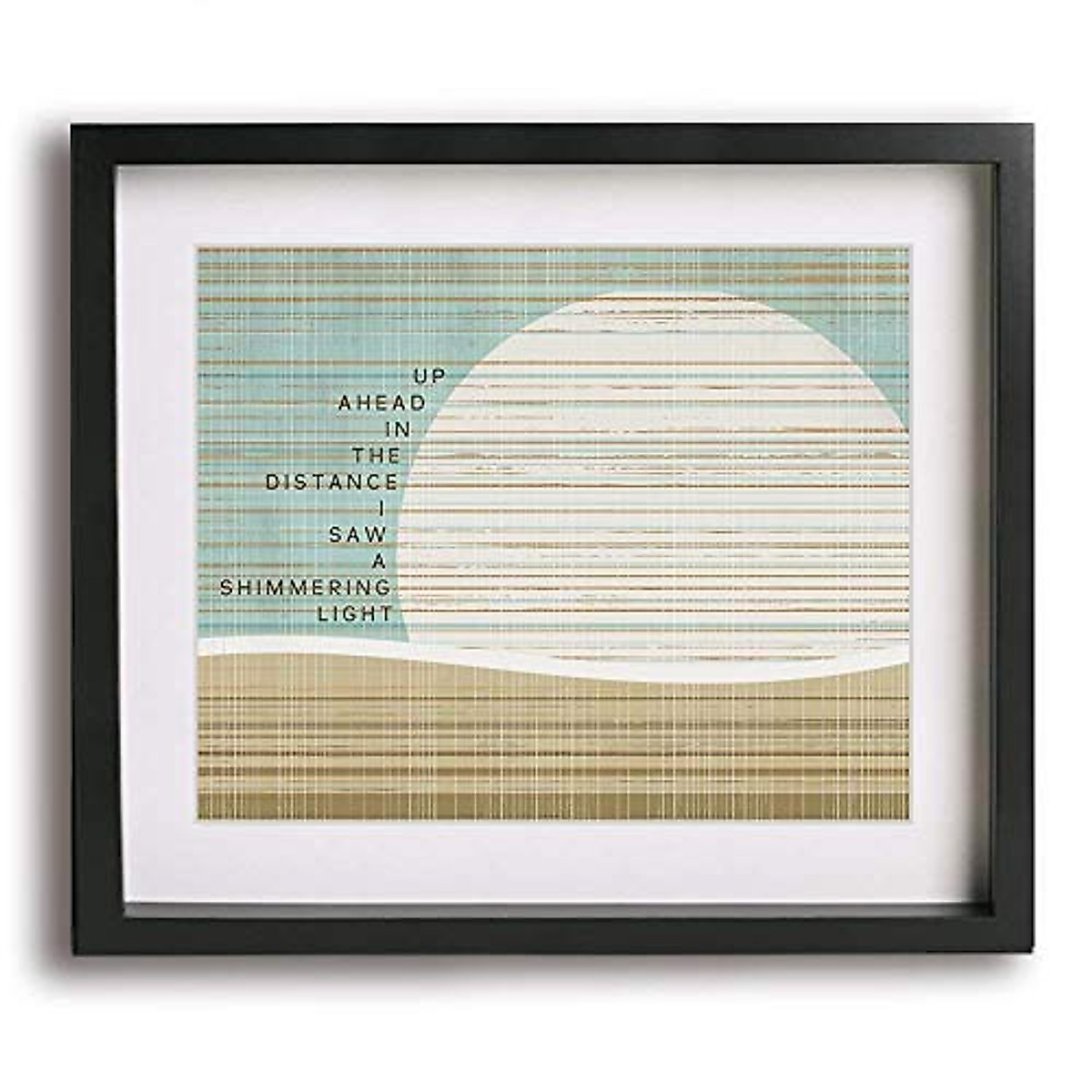 Hotel California by The Eagles inspired song lyric wall art print modern typography sunset music poster summer home decor