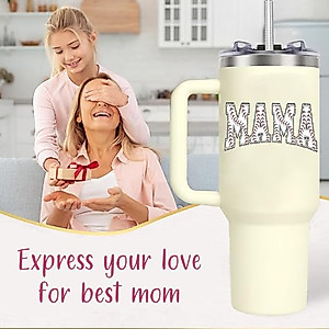 Personalized Baseball Mama Tumbler 40oz, Baseball Mom Gift Ideas, Baseballs Coffee Travel Mug, Mother's Day Gift, Gifts For Moms, Mother's Day Tumbler, New Moms Gifts, Birthday