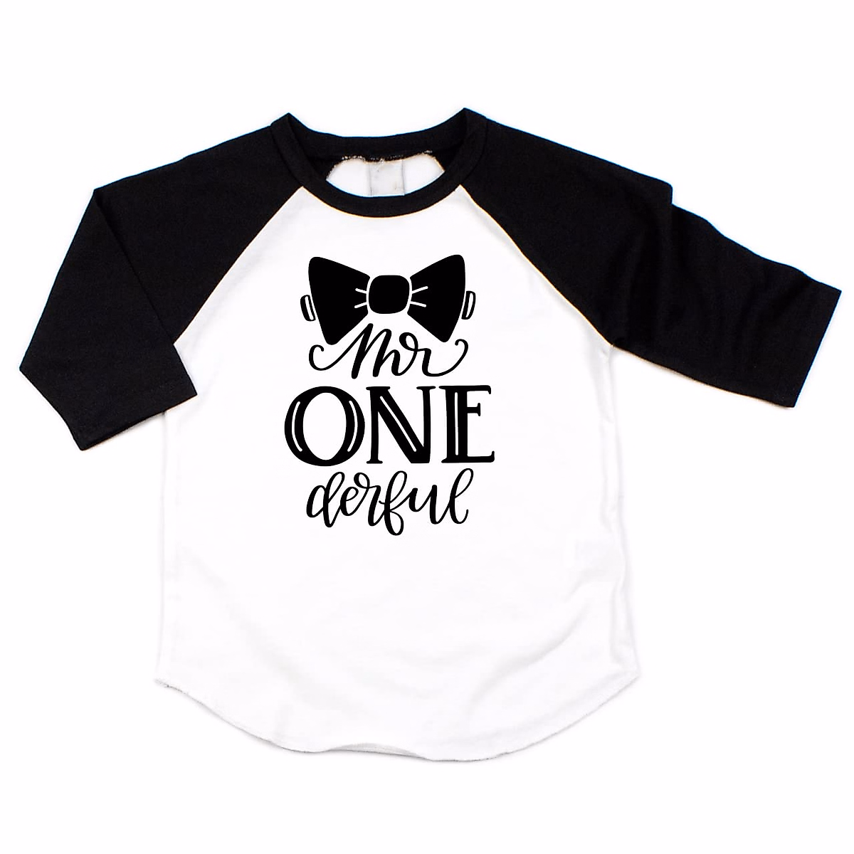 Bump and Beyond Designs Boy First Birthday Shirt 1st Birthday Outfit Mr. One-Derful (Black 18 Months)