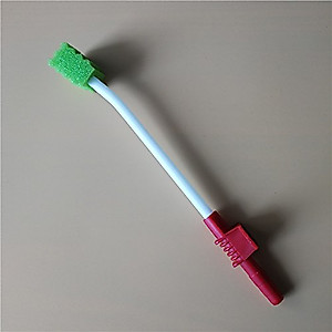 Munkcare Suction Swab Single Use System Suction Toothbrush Oral Cleaning Foam Swab,Individually Wrapped (box of 20)